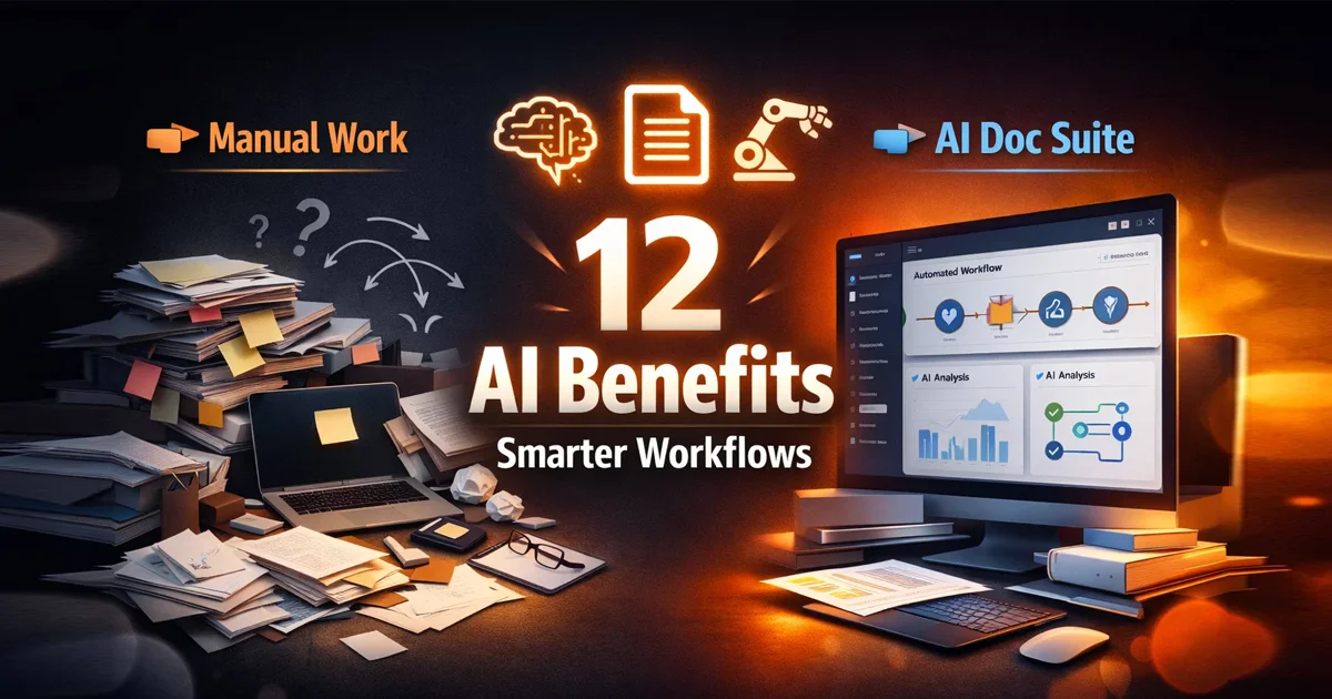 12 AI Doc Suite Benefits for Faster, Smarter Workflows