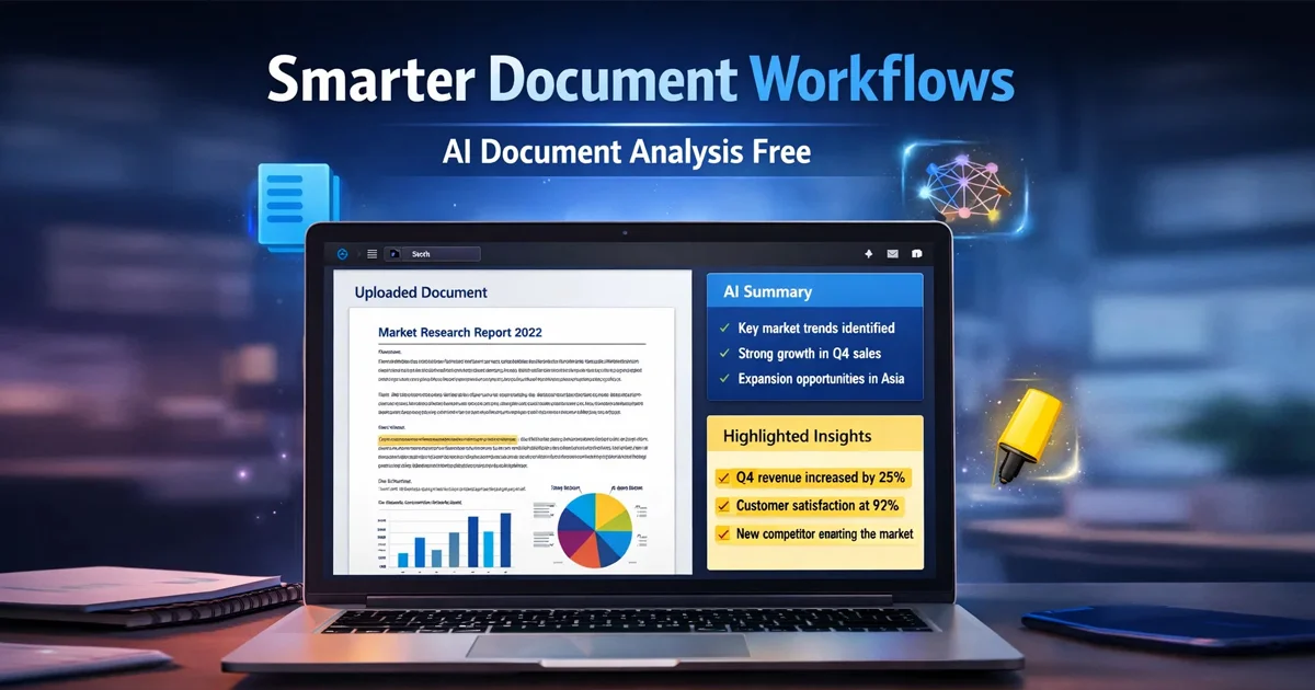 AI Document Analysis Free: Tools & Workflow Guide
